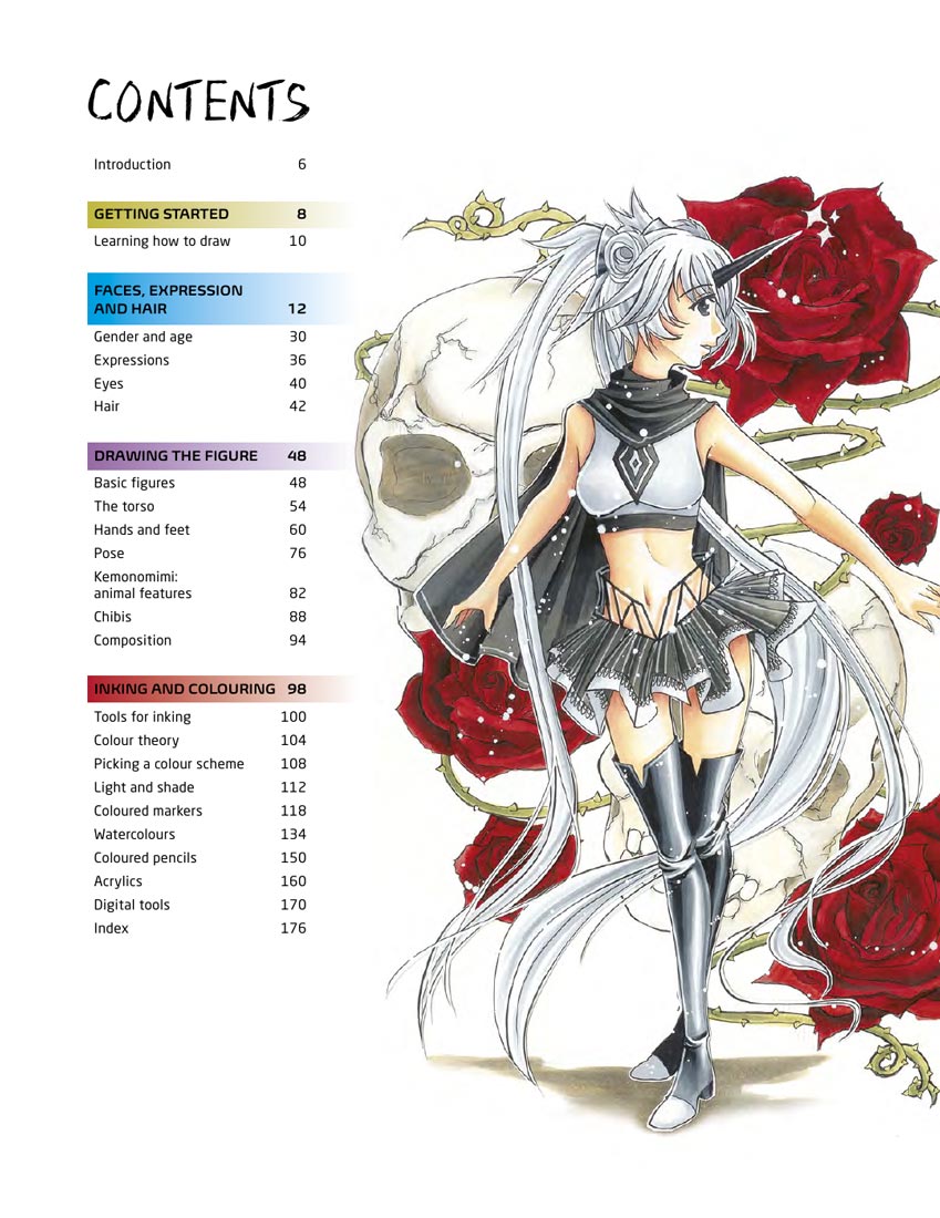 Bok - The mega guide to drawing Manga - Decorativ