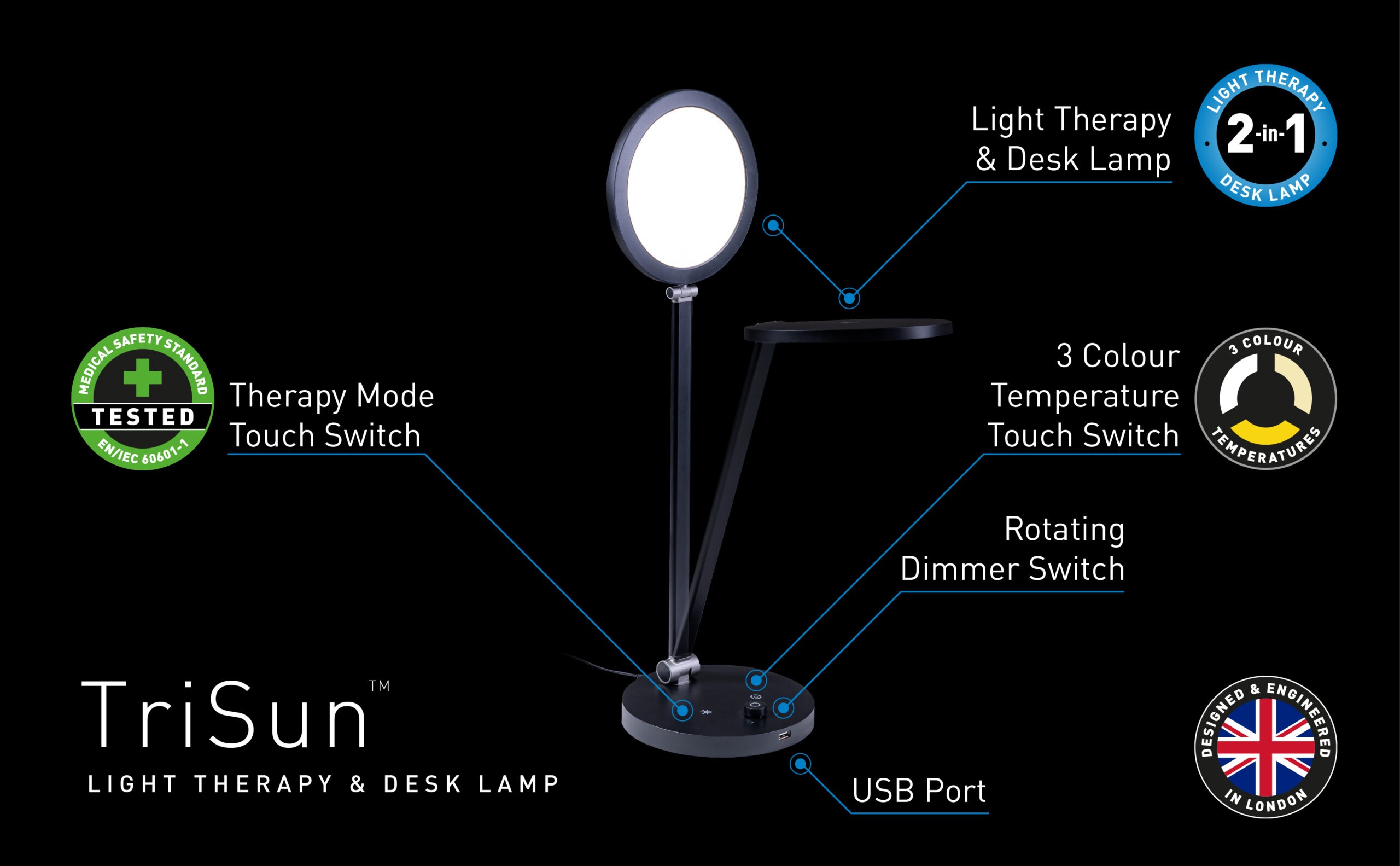 Lampe TriSun Light Therapy (4230722) - Decorativ